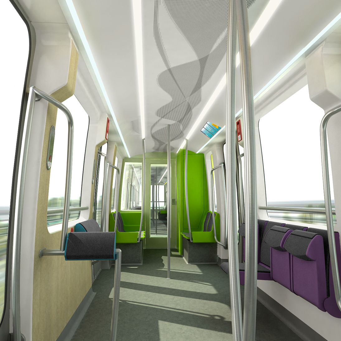 Illustration 3D Métro Rennes - Images 3D par l'agence Dripmoon